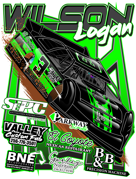 Red Bomb Graphics - Custom Dirt Track Racing T Shirts