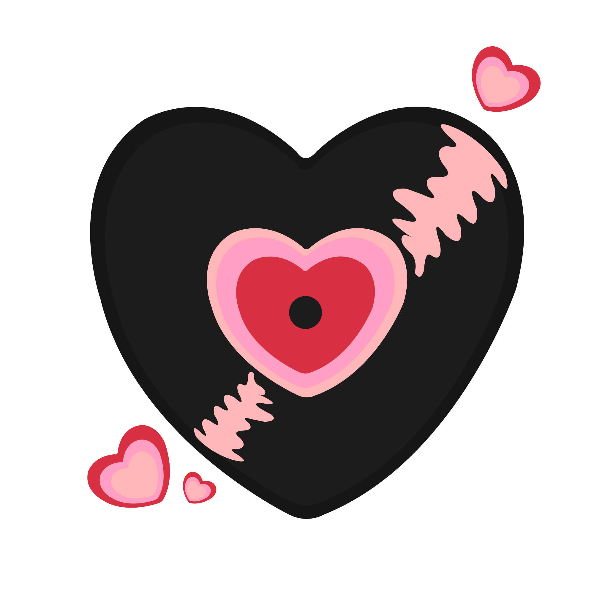 Heart Record – Red Bomb Graphics