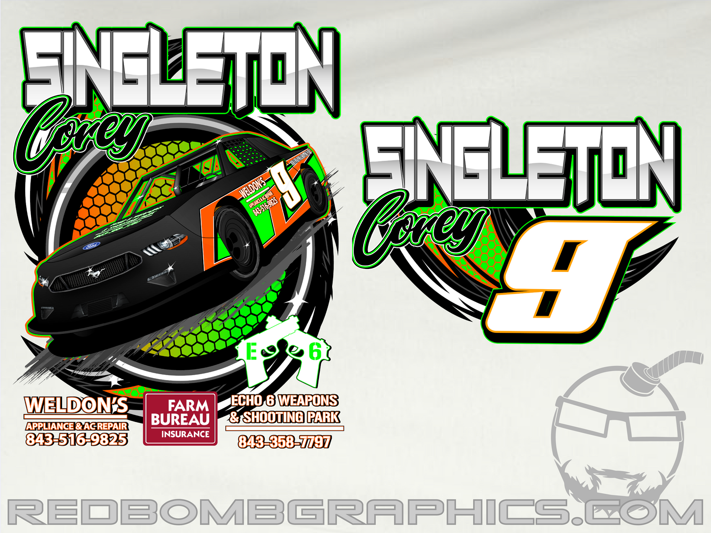 Corey Singleton 2021 – Red Bomb Graphics